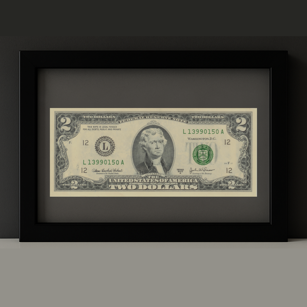Cuadro Decorativo - Billete Dólar