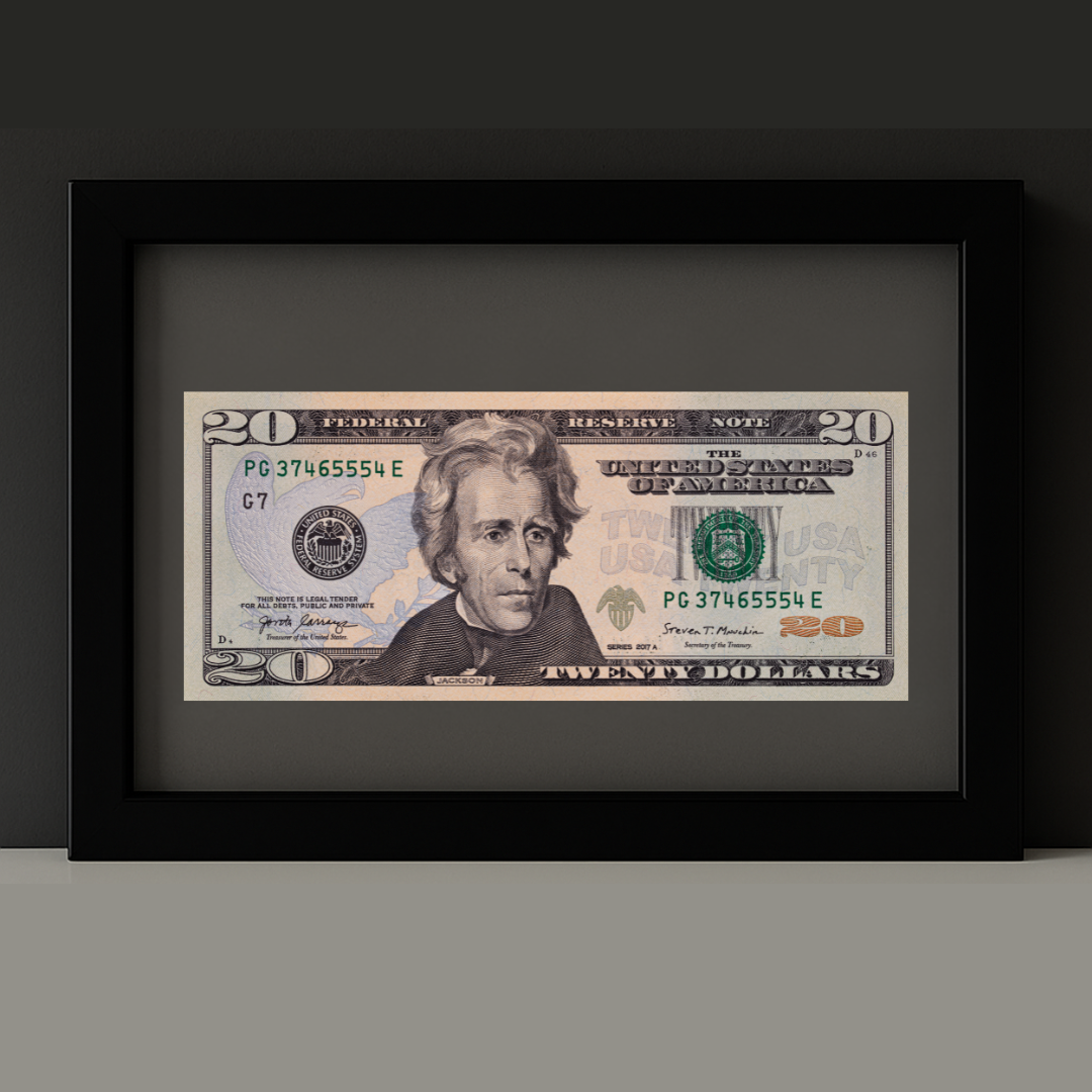 Cuadro Decorativo - Billete Dólar